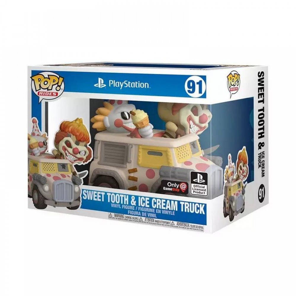 Фигурка Funko Pop Twisted Metal - Sweet Tooth and Ice Cream Truck ...